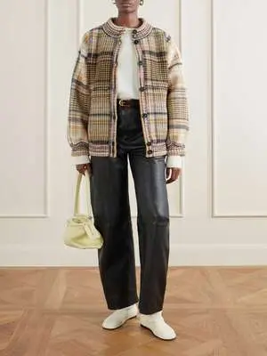 Missoni Checked Wool Padded Bomber Jacket