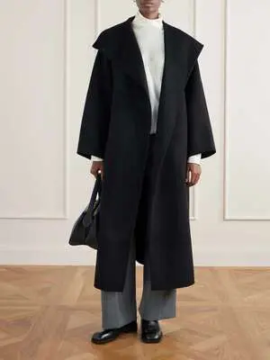 ALMADA Kaity Brushed Wool And Cashmere-blend Coat