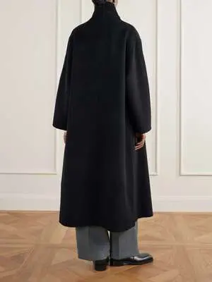 ALMADA Kaity Brushed Wool And Cashmere-blend Coat