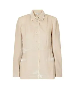 ABADIA Velvet Jacket - Neutrals