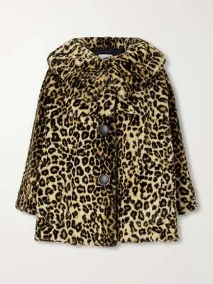 Givenchy Leopard-print Plush Coat - Leopard Print