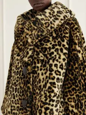 Givenchy Leopard-print Plush Coat - Leopard Print