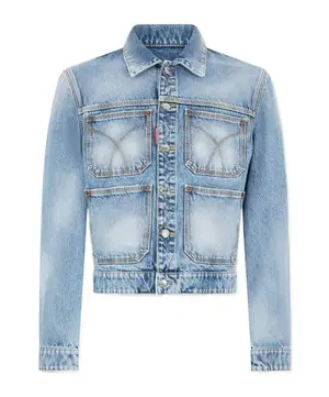 Dsquared2 Button-up Denim Jacket - Blue