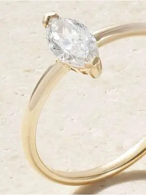 PERSEE 9-karat And Diamond Ring