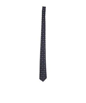 Saint Laurent Saint Laurent Embroidered Jacquard Tie No