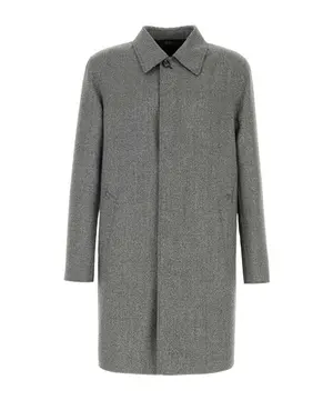 Brioni Button-down Coat - Grey