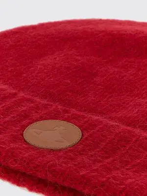 VIVIENNE WESTWOOD Fluffy Logo Beanie Hat