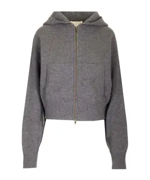LISA YANG Lilia Hooded Cardigan - Grey