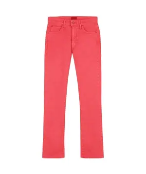 MOTHER Button Detailed Skinny Jeans