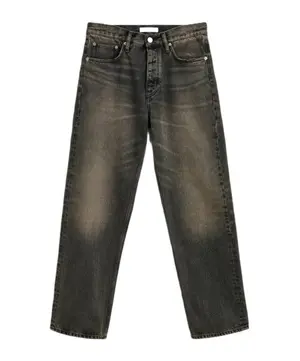 SUNFLOWER Faded-effect Loose-leg Jeans No
