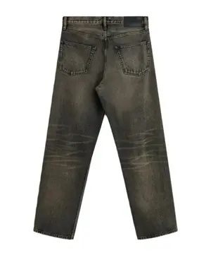 SUNFLOWER Faded-effect Loose-leg Jeans - No