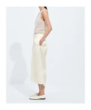Bottega Veneta Shiny Midi Skirt