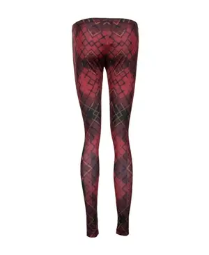 Alexander McQueen Classic Printed Pencil Leggings