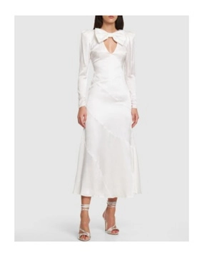 Alessandra Rich Bow Dress - No
