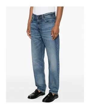 Calvin Klein Faded Straight-leg Jeans