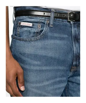 Calvin Klein Faded Straight-leg Jeans