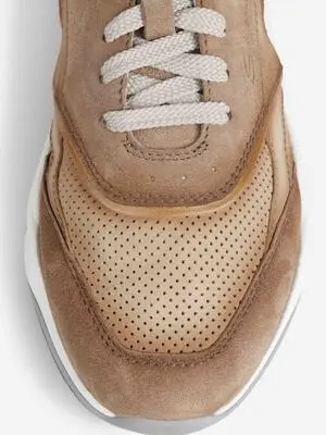 Santoni Innova Perforated Lace-up Sneakers