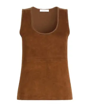Max Mara Accordo Sleeveless Top - Camel