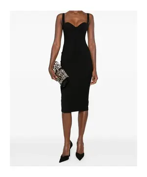 Elisabetta Franchi Sleeveless Bodycon Dress