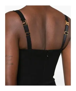 Elisabetta Franchi Sleeveless Bodycon Dress