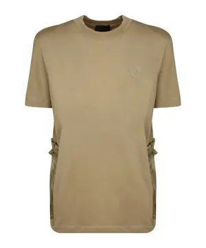 Moncler Ruffled Logo-patch T-shirt