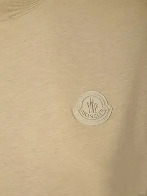 Moncler Ruffled Logo-patch T-shirt