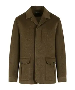 Zegna Elements Oasi' Cashmere Jacket - Brown