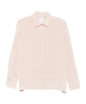 Max Mara Concealed Placket Long Sleeve Top