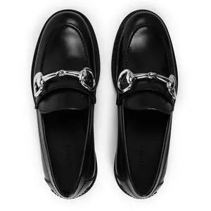 Gucci Smooth Leather Loafer Decorated
