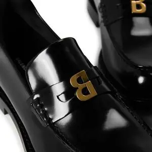 Balenciaga Polished Leather Loafer