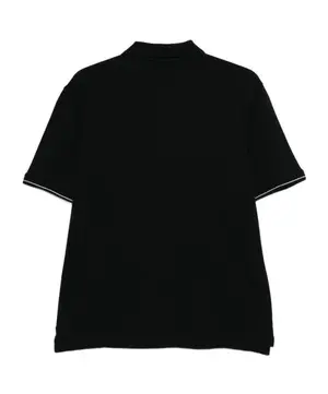 C.P. COMPANY Logo Embroidered Short Sleeved Polo Shirt