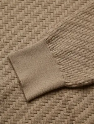 Brioni Textured Crew-neck Knitted Sweater