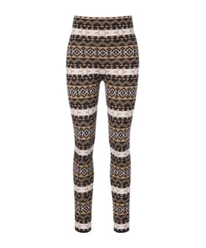 JEAN PAUL GAULTIER Knitted Virgin Wool Leggings - Multicolor