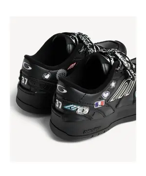 Balenciaga Hamptons Stickers Patch-detail Platform Sneakers