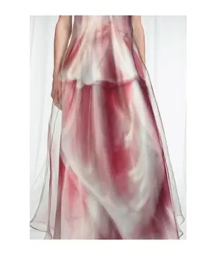 MAISON MARGIELA Trompe L'oeil Organza Slip Dress