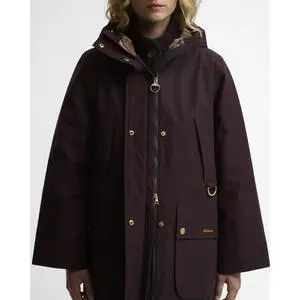 Barbour Id-length Hooded Parka Features