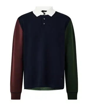 Paul Smith Fine-knit Long-sleeve Merino Polo Shirt