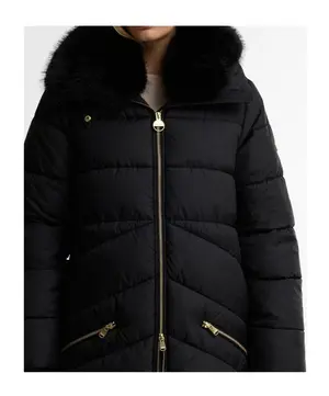 Barbour Long Quilted Coat