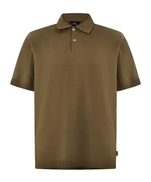 Paul Smith Short Sleeve Knitted Polo Shirt