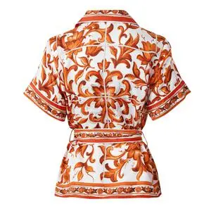 Dolce & Gabbana Printed Short-sleeve Shirt