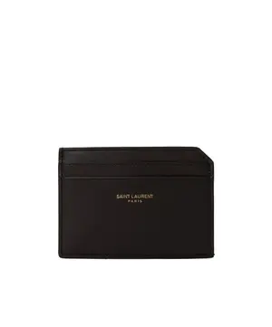 Saint Laurent Smooth Leather Card Holder - No