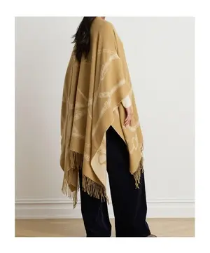 Ralph Lauren Open-front Fringed Poncho