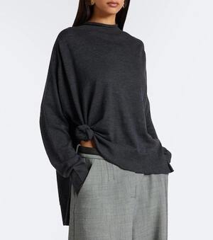 Magda Butrym Minimal Longsleeve Knit Sweater