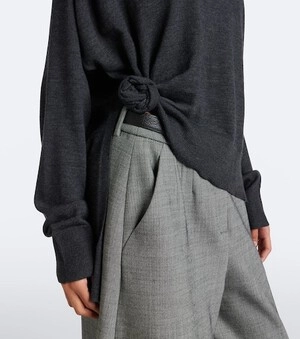 Magda Butrym Minimal Longsleeve Knit Sweater