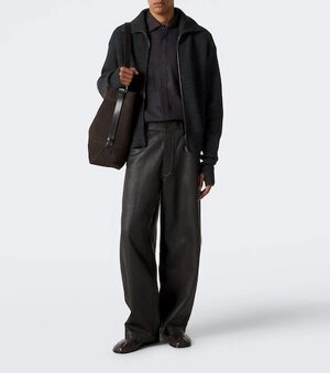 LEMAIRE Knit Wool Zip-up Cardigan