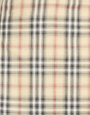 Burberry Classic Printed Wool Midi Skirt