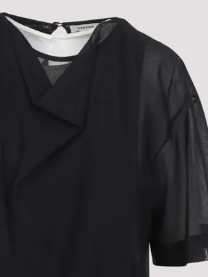 Carven Draped Midi Dress