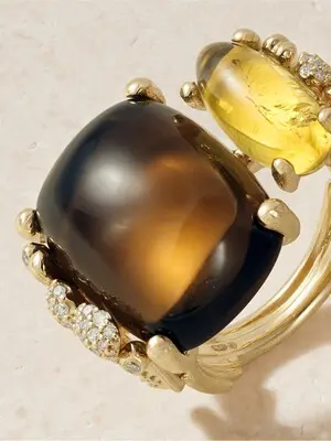 OLE LYNGGAARD COPENHAGEN Tourmaline And Diamond Ring