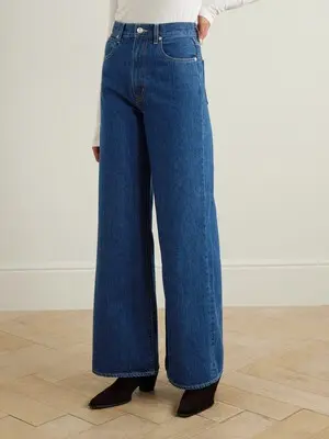 SLVRLAKE Eva High-rise Wide-leg Jeans