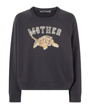 MOTHER Printed Cotton Sweatshirt - No